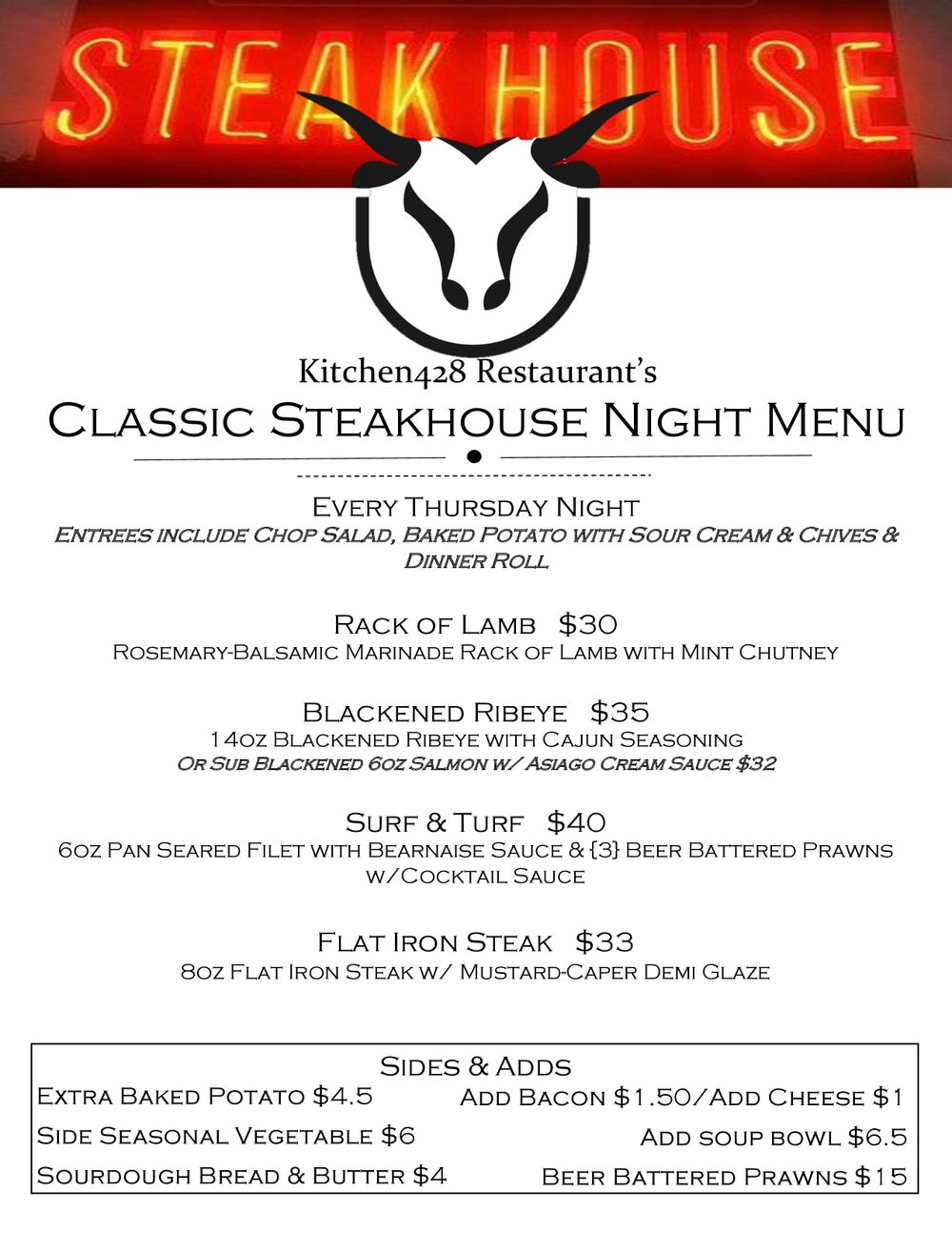 Mojo’s Lounge & Kitchen428 Restaurant